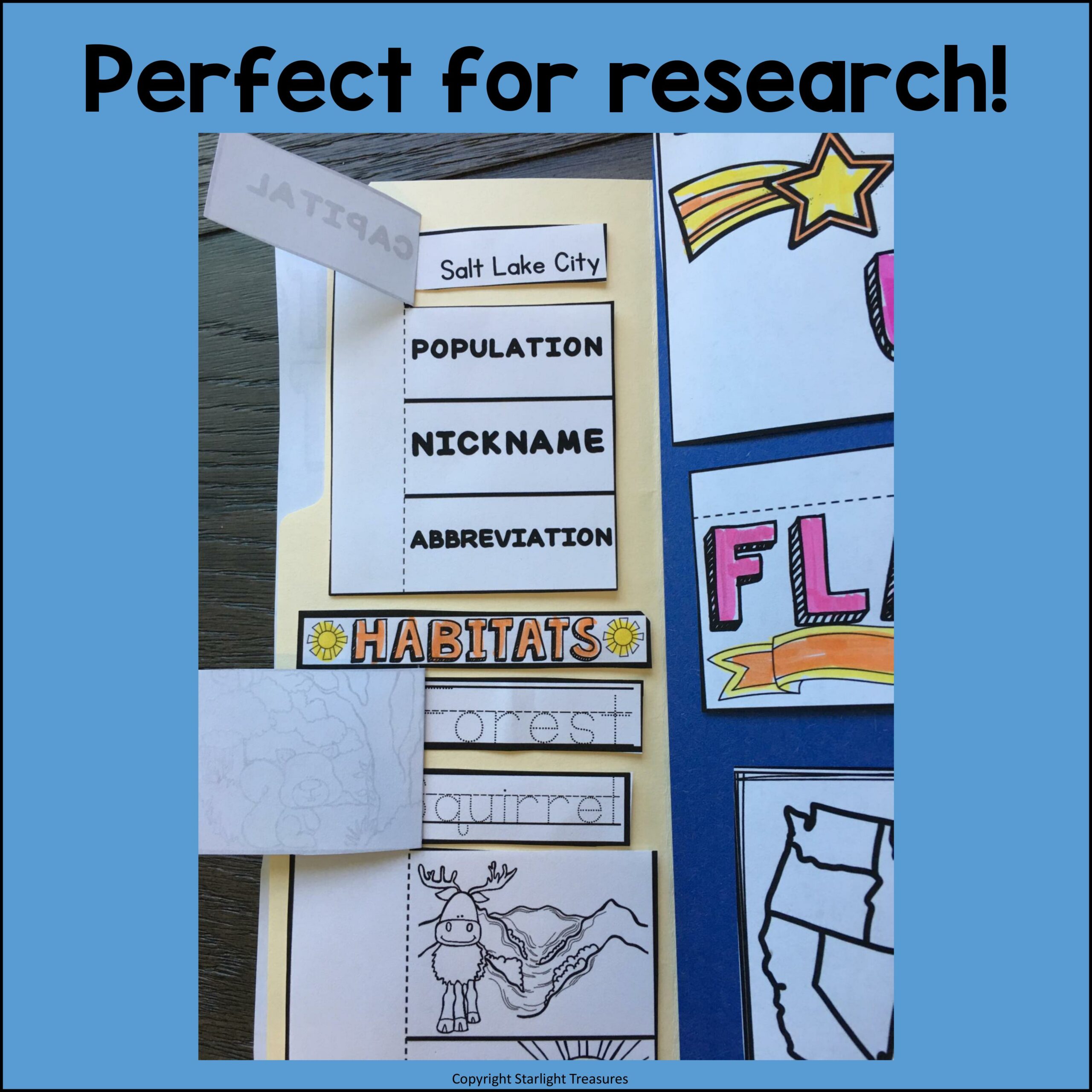 Utah Lapbook for Early Learners - A State Study | Made By Teachers