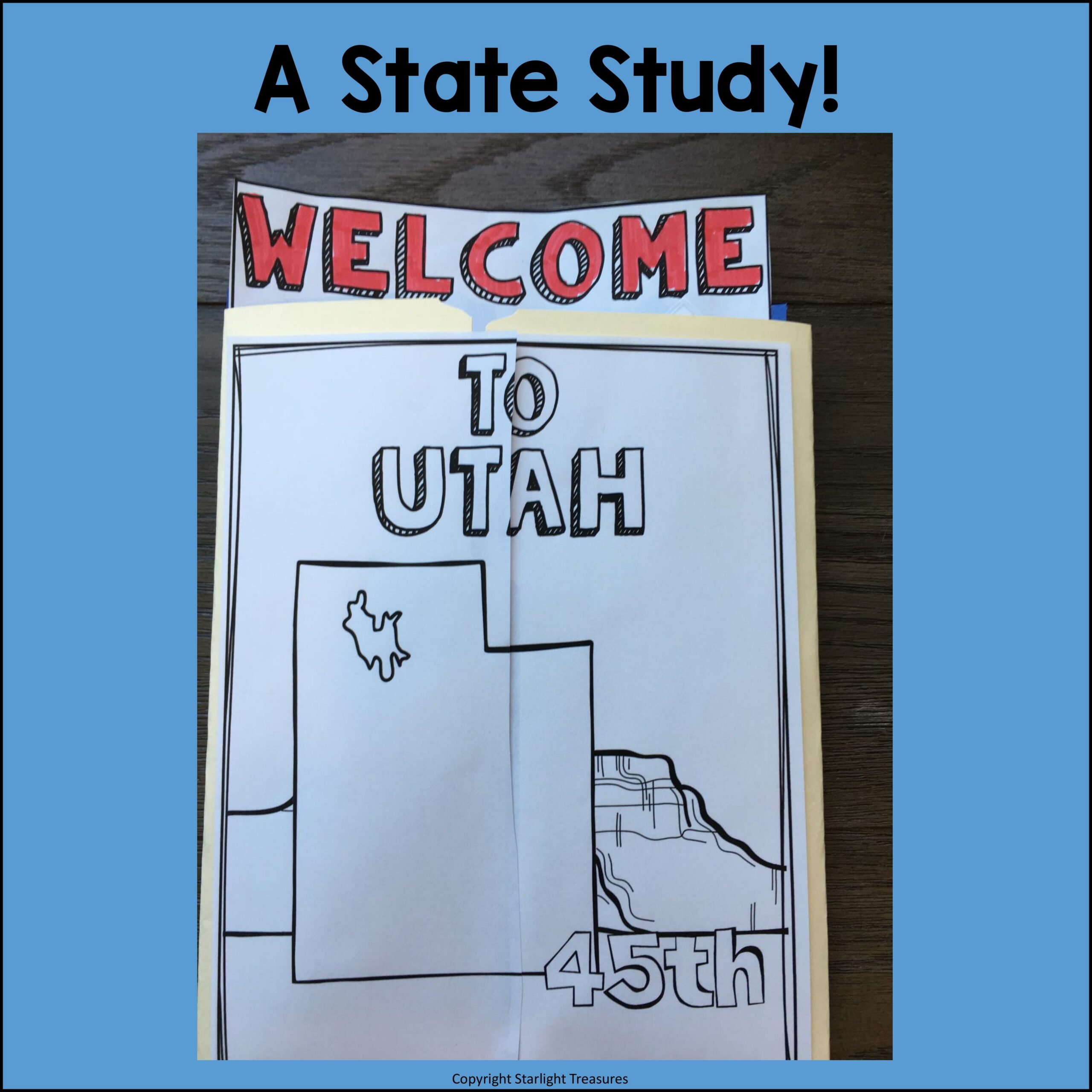 Utah Lapbook for Early Learners - A State Study | Made By Teachers