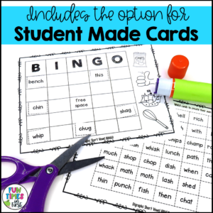 Digraphs Bingo Game with Short Vowels | No Prep Phonics Games | Made By ...