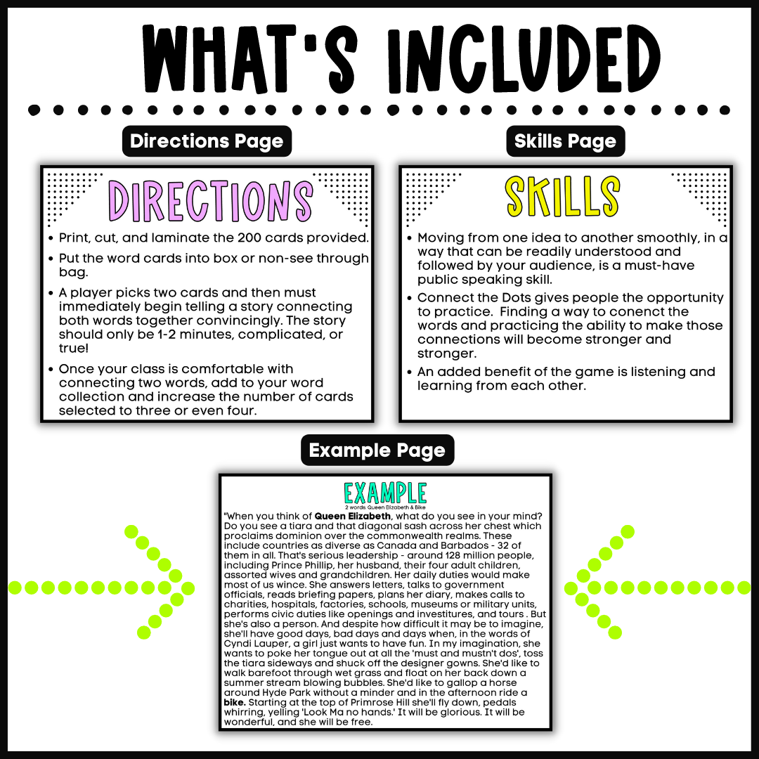 AVID Team Building Public Speaking Card Game Activity for Fun ...
