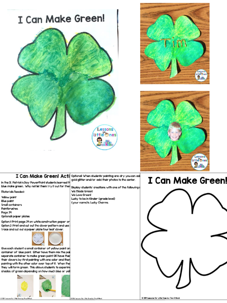 St. Patrick's Day Crafts Saint Patrick's Day Writing Craftivity Pack ...