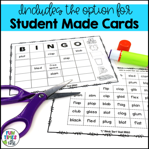 L Blends Short Vowel Game | No Prep Phonics Games | 1st Grade Phonics ...