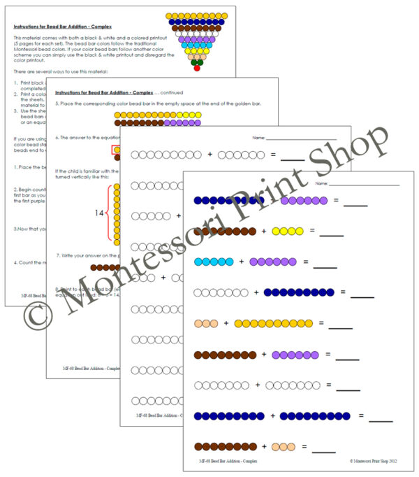 Addition with Montessori Bead Bars - Dynamic Addition | Made By Teachers