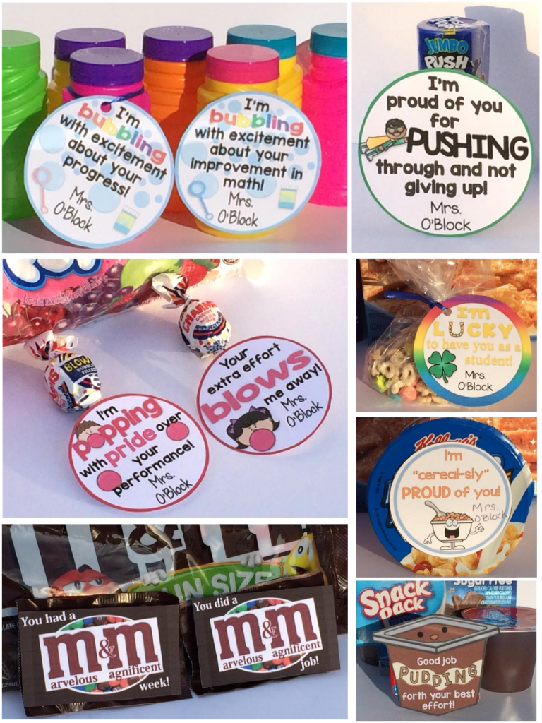 Testing Treat Tags | Test Motivation Gift Tags Editable | Motivational ...
