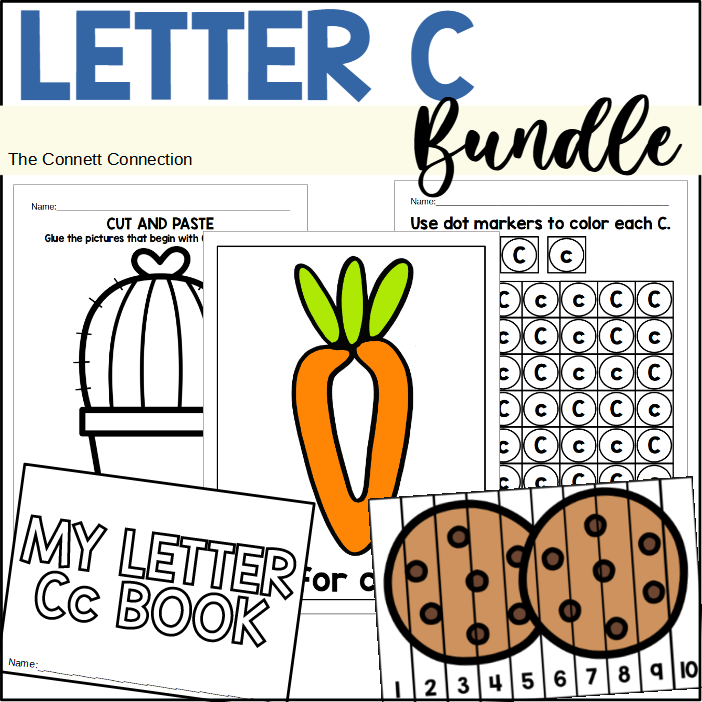 Letter C Cut And Paste Worksheets