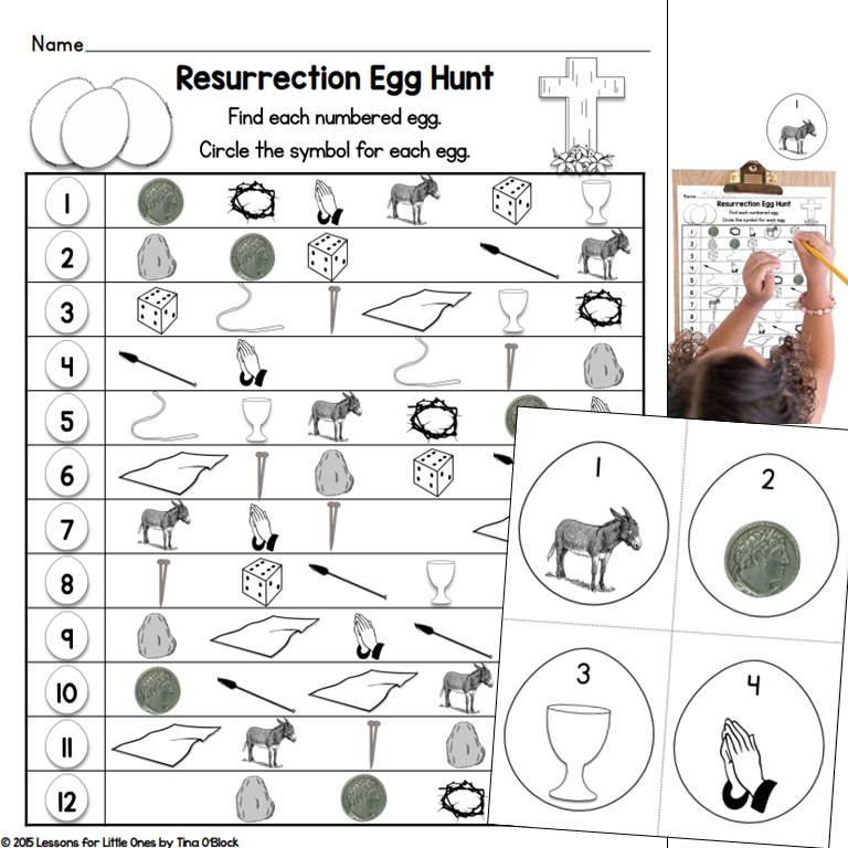 Resurrection Eggs Christian Easter Activities | Made By Teachers