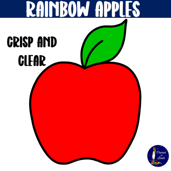 Rainbow Apples Clip Art | Made By Teachers