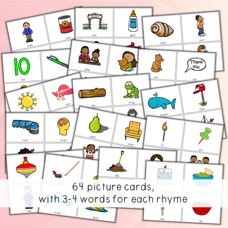 Identifying Rhymes Games and Activities for Phonological Awareness ...