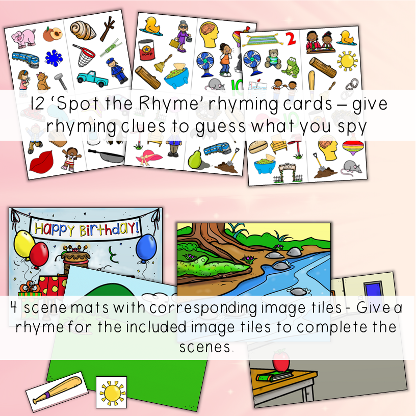 Identifying Rhymes Games and Activities for Phonological Awareness ...