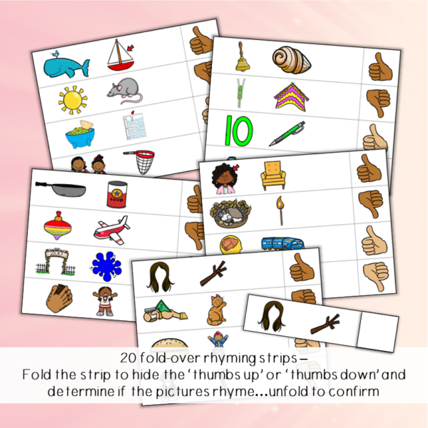 Identifying Rhymes Games and Activities for Phonological Awareness ...