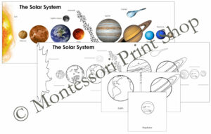 The Solar System Charts & Cards (color & blackline masters) | Made By ...