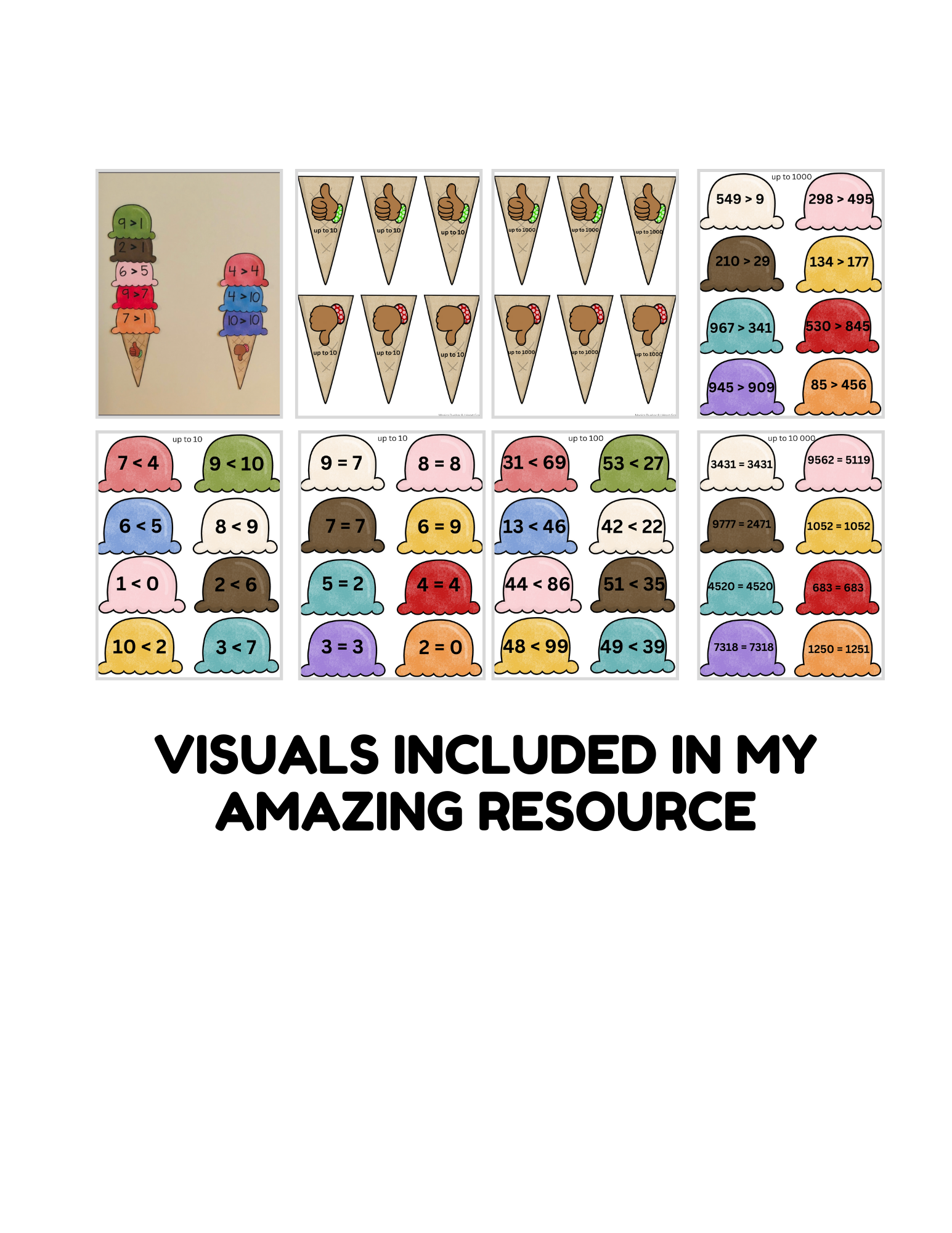 Mathematicians in the Making: Comparing Numbers to 10 000 | Made By ...