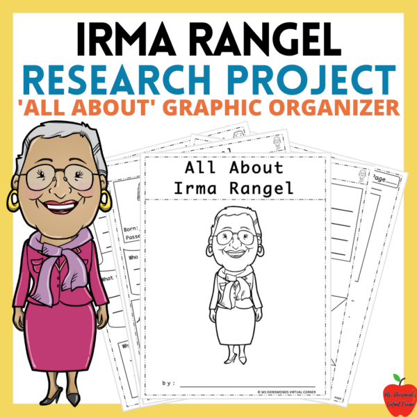 Irma Rangel All-About Research Project Graphic Organizer | Biography ...