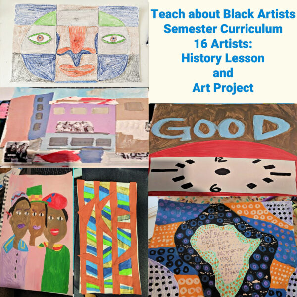 Black History Art Lessons Bundle Curriculum 16 History Full Semester ...