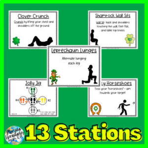 St.Patrick's Day Middle School PE Stations | Made By Teachers