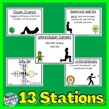St.Patrick's Day Middle School PE Stations | Made By Teachers