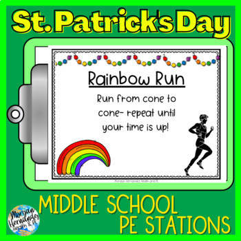 St.Patrick's Day Middle School PE Stations | Made By Teachers