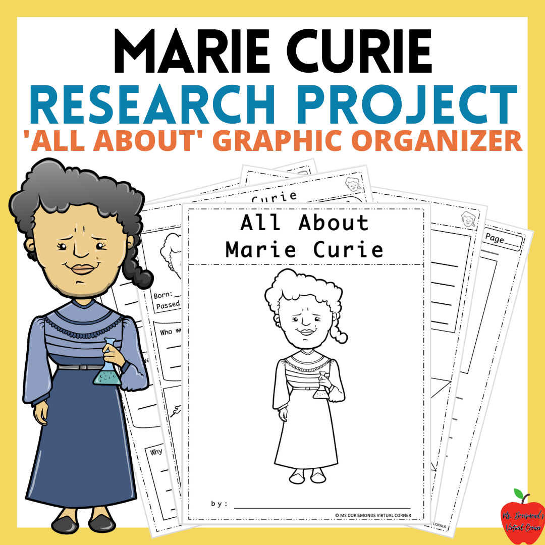 Evelyn Boyd All-About Research Project Graphic Organizer | Biography ...