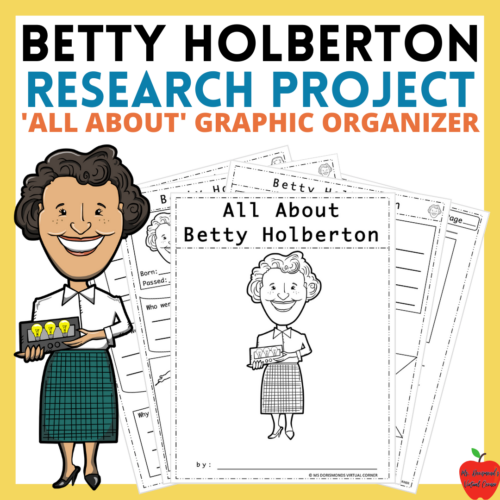 Betty Holberton All-About Research Project Graphic Organizer ...