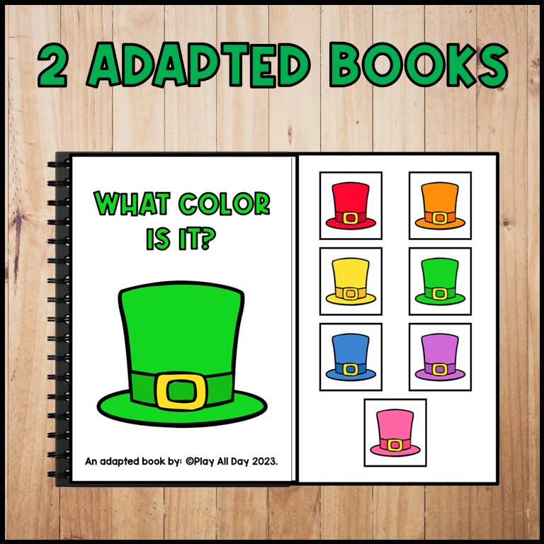 St. Patrick’s Day Colors Adapted Books | Colors Interactive Books ...