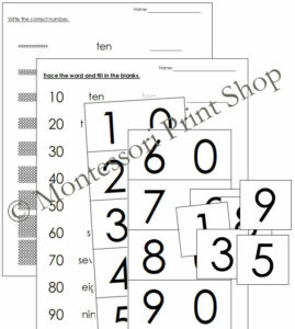 Montessori Ten Boards, Ten Beads, and Worksheets | Made By Teachers