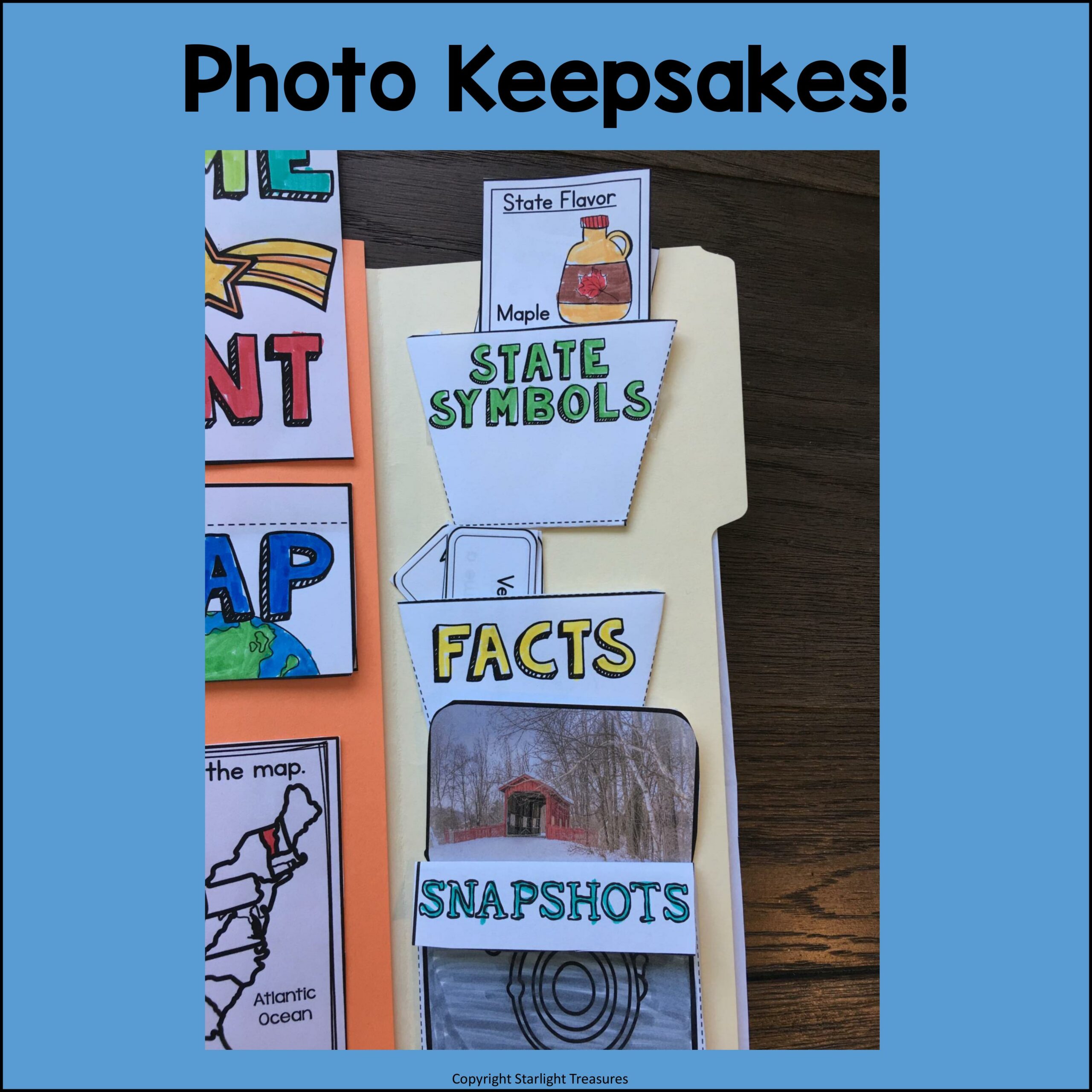 Vermont Lapbook for Early Learners - A State Study | Made By Teachers