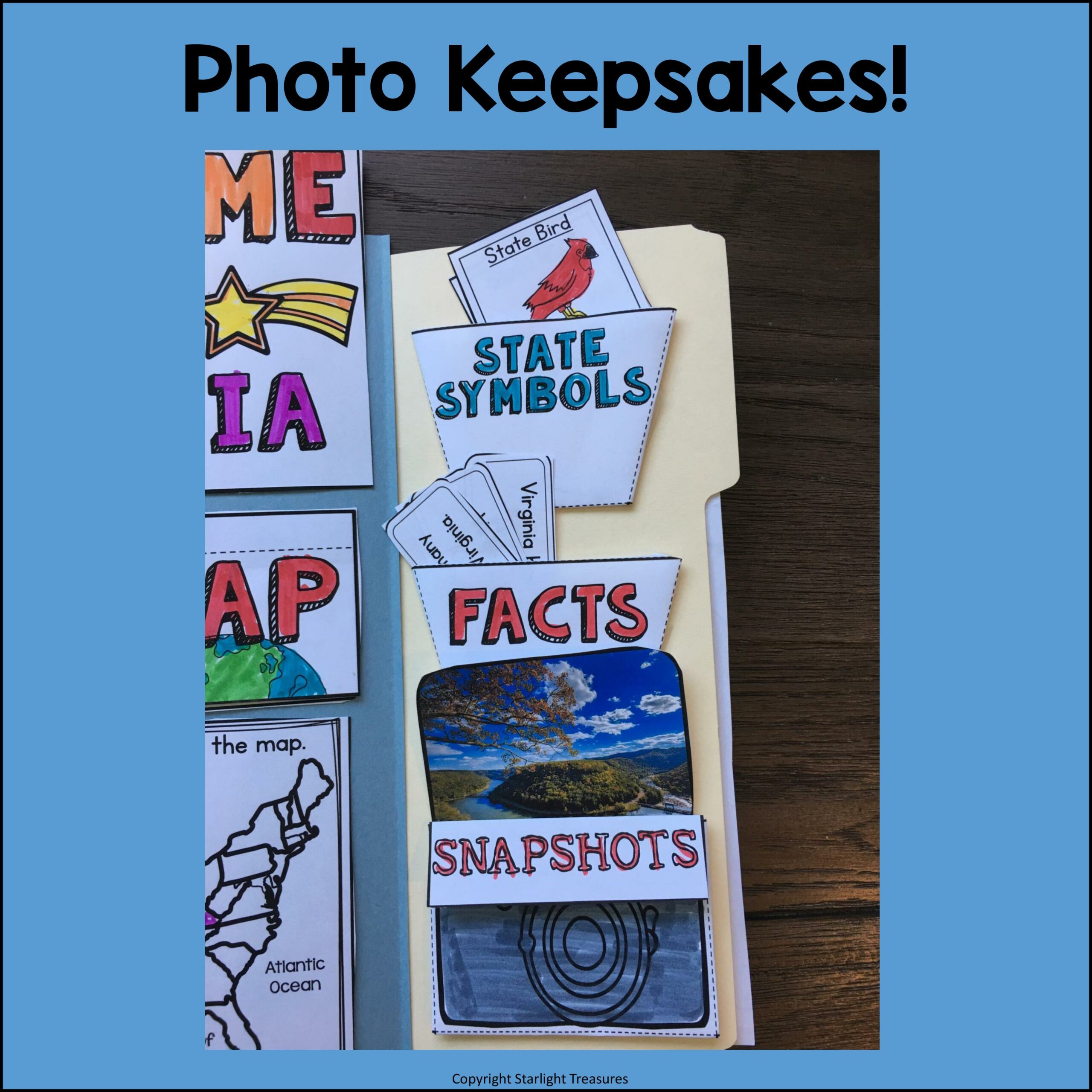 Virginia Lapbook for Early Learners - A State Study | Made By Teachers