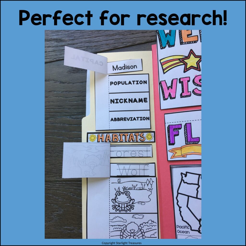 Wisconsin Lapbook for Early Learners - A State Study | Made By Teachers