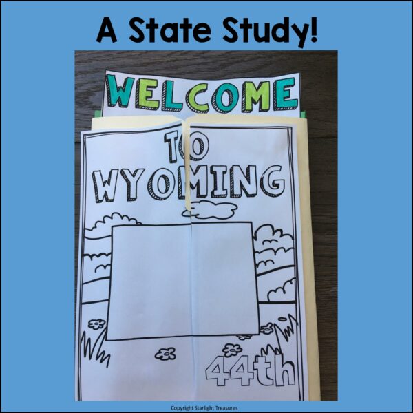 Wyoming Lapbook for Early Learners - A State Study | Made By Teachers