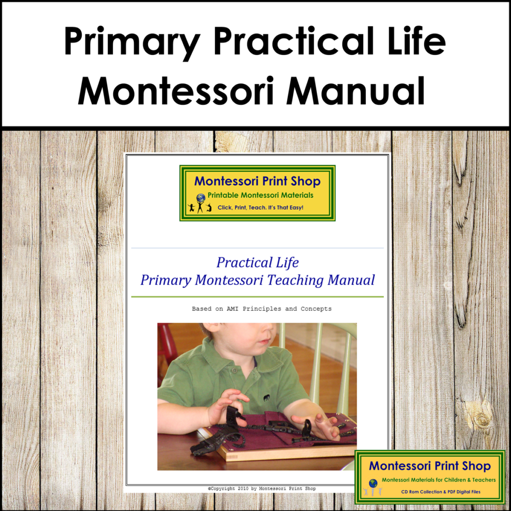 Primary Montessori Practical Life Teaching Manual | Made By Teachers