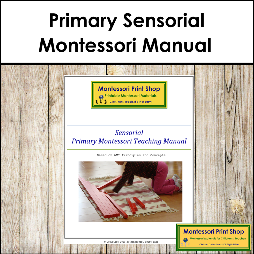 Primary Montessori Sensorial Teaching Manual | Made By Teachers
