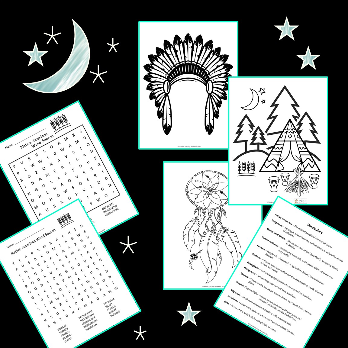 Native American Homes & more Video Lesson & Worksheets | Made By Teachers