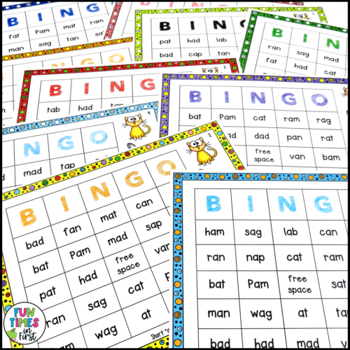 Short a CVC Short Vowel Game: No Prep Phonics Games - 1st Grade Phonics ...