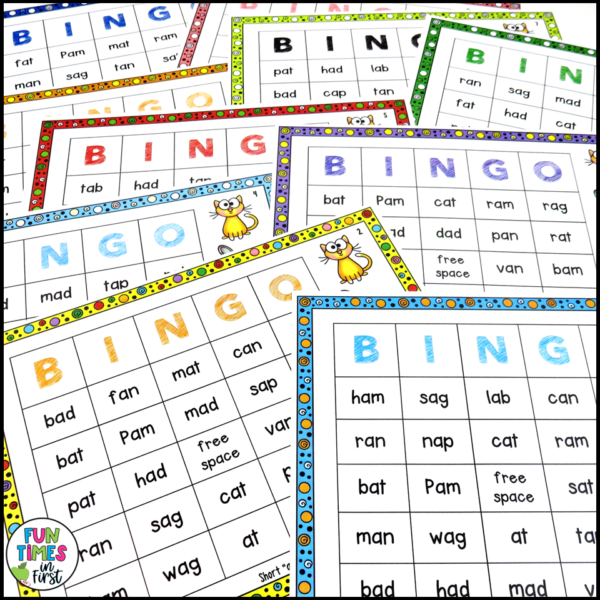 Short a CVC Short Vowel Game: No Prep Phonics Games - 1st Grade Phonics ...