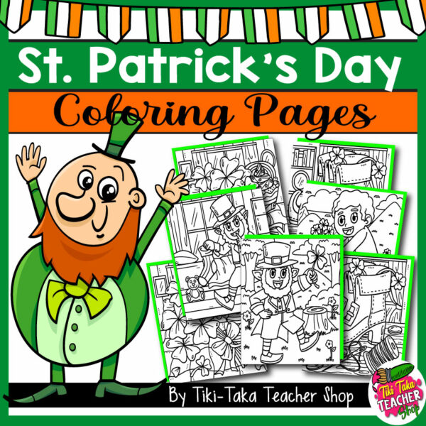 St. Patrick's Day Coloring Pages - March Activities | Made By Teachers