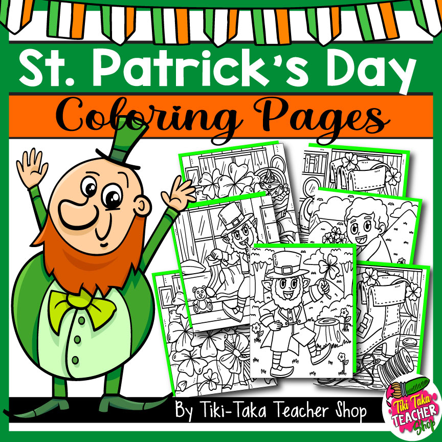 St. Patrick's Day Coloring Pages - March Activities | Made By Teachers