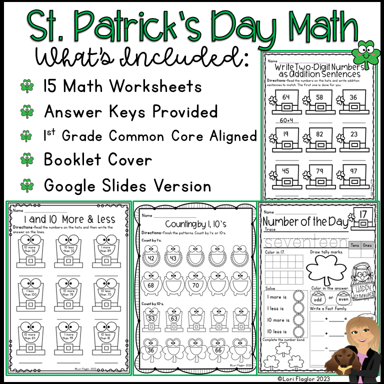 St. Patrick's Day 2nd Grade Math Worksheets | Made By Teachers