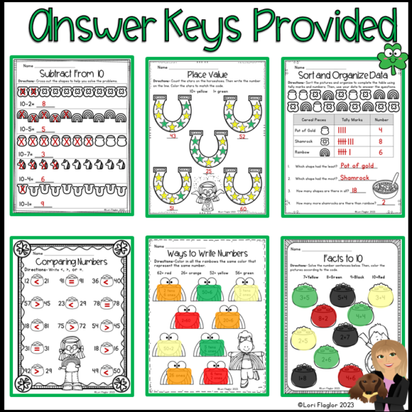 St. Patrick's Day 2nd Grade Math Worksheets | Made By Teachers