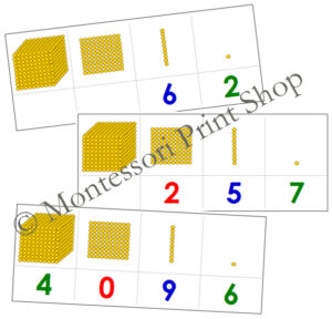 Montessori Golden Beads Task Cards | Made By Teachers