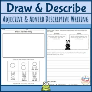Draw and Describe Animals Descriptive Writing with Adjectives and ...