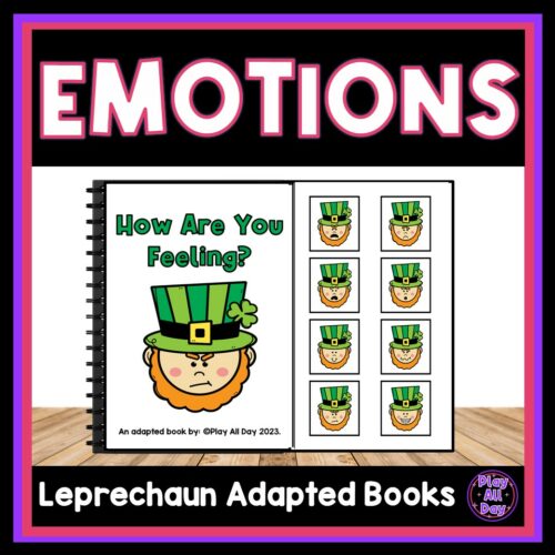 St. Patrick’s Day Emotions Adapted Book | Leprechaun Interactive Book ...