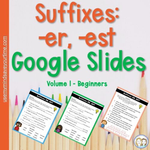 Suffix Worksheets - Google Slides - Digital Learning | Made By Teachers