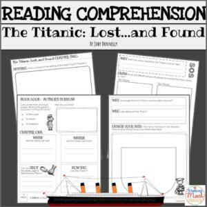 Reading Comprehension Packet for Titanic Lost and Found | Made By Teachers