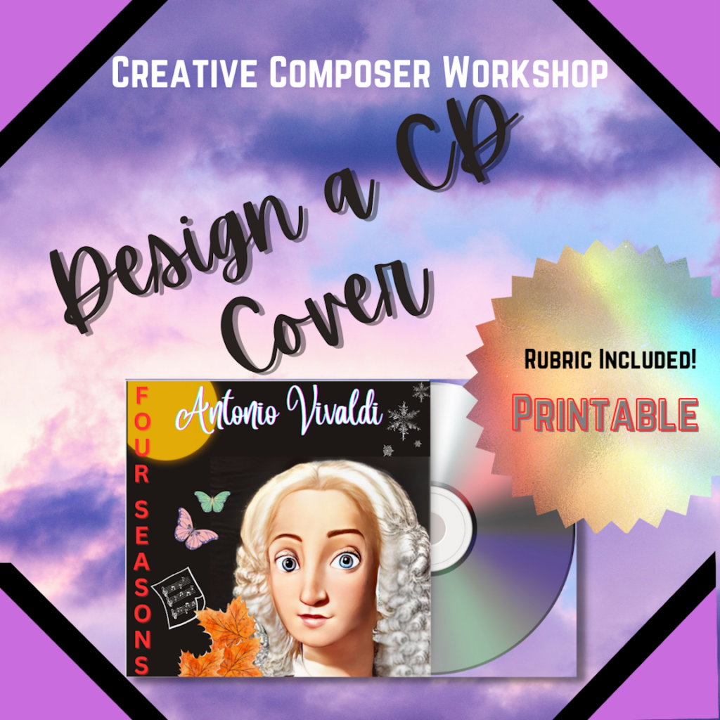Design a CD Cover Lesson Project - Printable | Made By Teachers