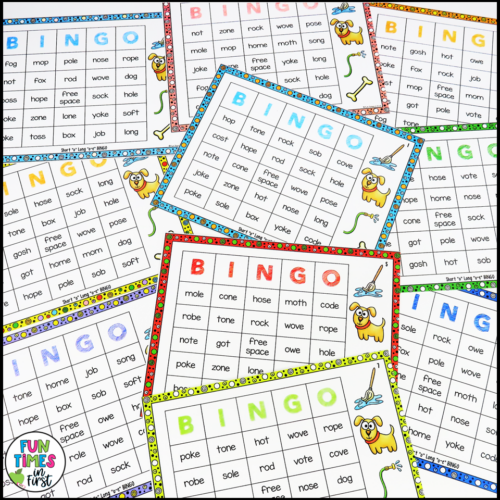 Long and Short Vowel BINGO Games | Short o vs Long o-e | No Prep ...