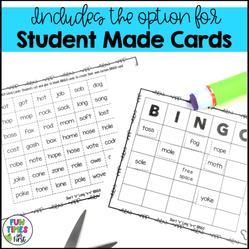 Long and Short Vowel BINGO Games | Short o vs Long o-e | No Prep ...