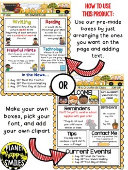 EDITABLE Monthly Calendar and Newsletter Templates for the Entire Year ...