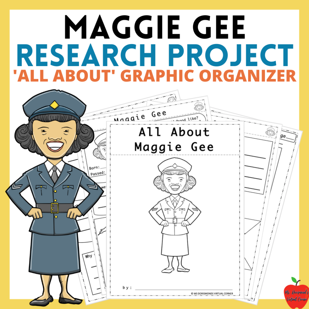 Maggie Gee All-About Research Project Graphic Organizer | Biography ...