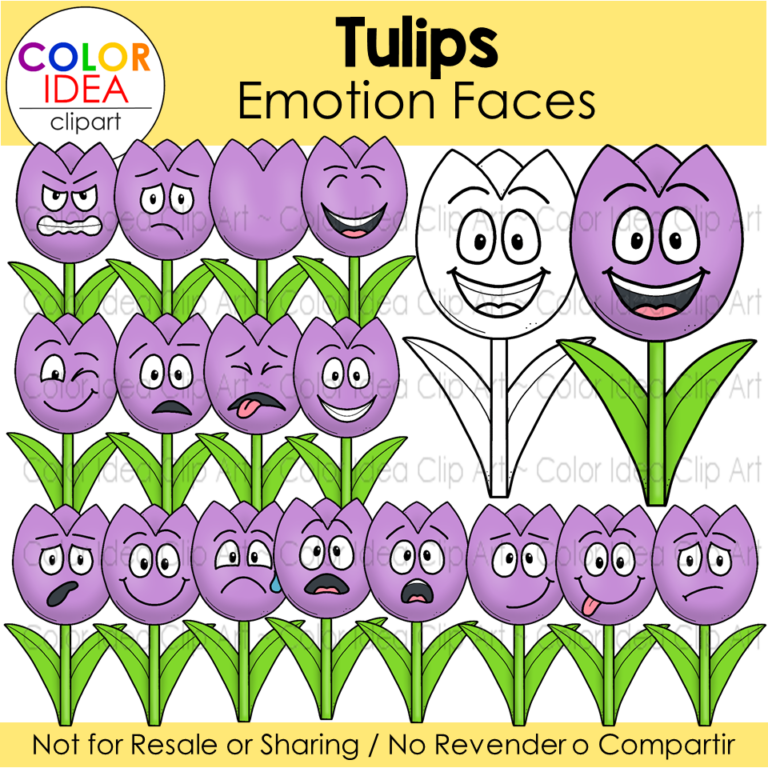Tulips Emotion Faces | Made By Teachers
