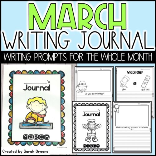 March Writing Journal | Made By Teachers